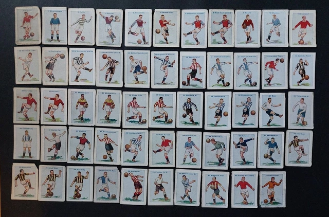 DC THOMSON TRADE Cards - Football Team Cards - 1933 £1.25 - PicClick UK