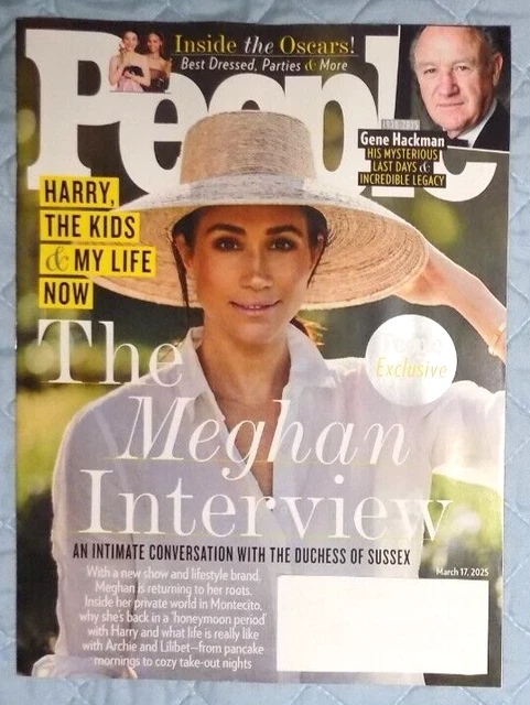 THE MEGHAN INTERVIEW PLUS Death of Gene Hackman - People Magazine with ...