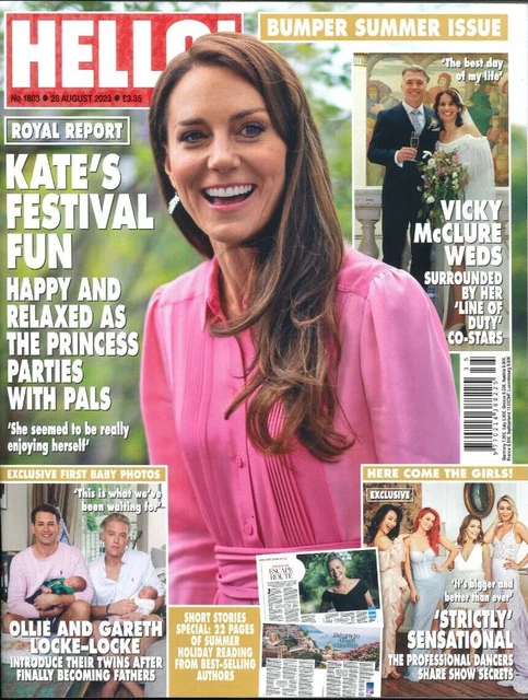 HELLO! MAGAZINE, PRINCESS Kate, Vicky McClure Weds, Gemma Atkinson 28.8 ...