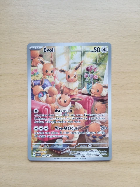 CARTE POKÉMON EVOLI 188/167 EV6 Mascarade Crépusculaire EUR 66,99 - PicClick FR