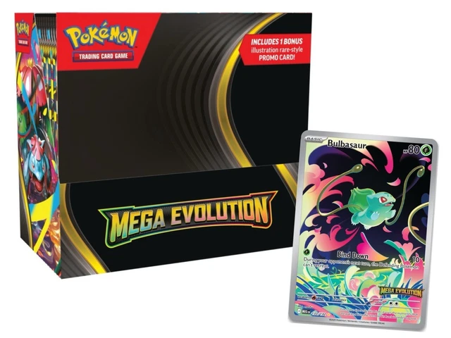 POKÉMON TCG: MEGA Evolution Enhanced Booster Box (36 Packs & 1 Promo ...