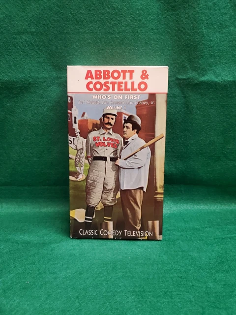 ABBOTT & COSTELLO Who's on First Vol 1 VHS Classic Comedy TV Rare ...