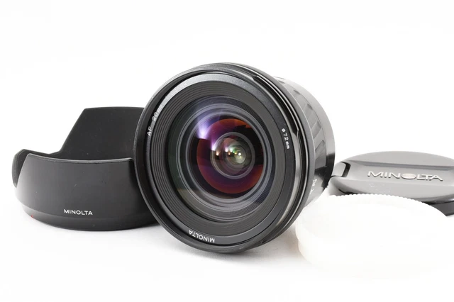 MINOLTA AF 20MM f/2.8 Wide Angle Lens for Sony A-mount [Exc+++] w/Hood Y1361 $186.25 - PicClick CA