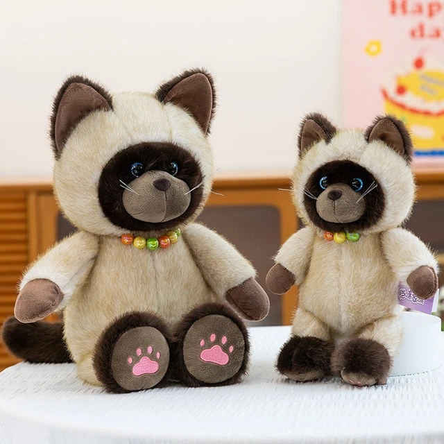 SIAMESE CAT PLUSH Toy With Pp Cotton Filling Perfect For Gift And ...