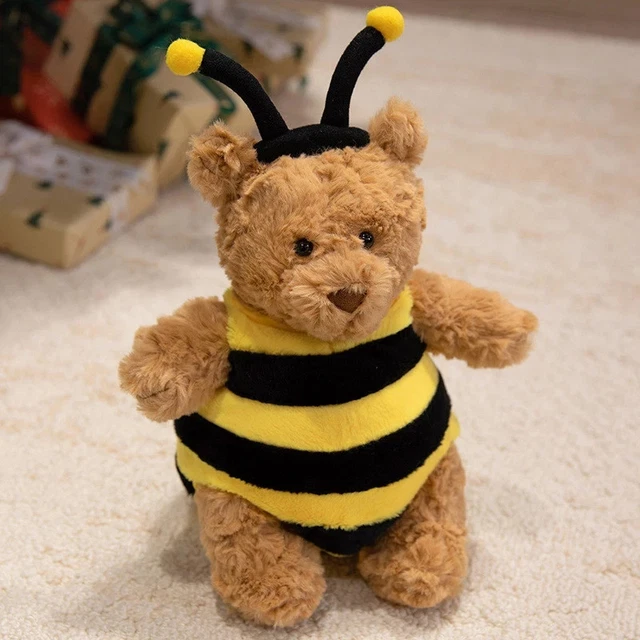 JELLYCAT.BARTHOLOMEW BUMBLEBEE BEAR Plush Toy With.Tag Easter Bee Bear ...