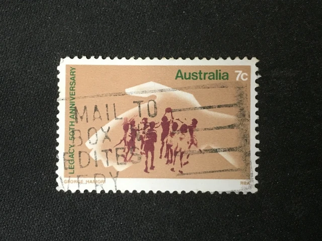 1973 AUSTRALIA 50TH Anniversary Of Legacy 7C Children At Play - Used ...
