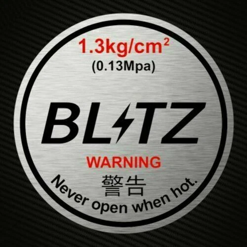 BLITZ RADIATOR CAP Decal for Toyota Nissan Honda Mazda Lexus Subaru ...