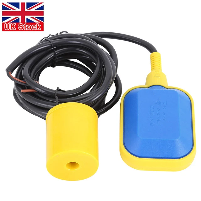 FLOAT SWITCH LIQUID Fluid Water Level Sensor Pump Tank Pond Controller ...