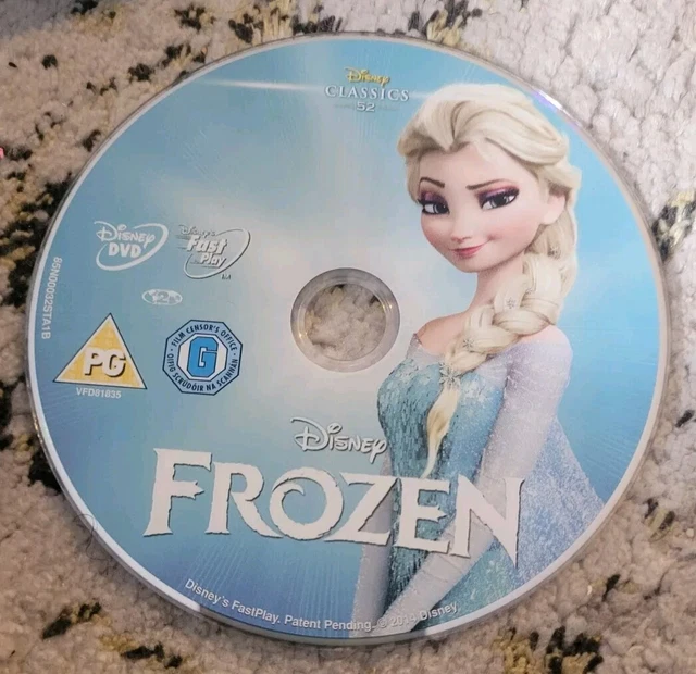 FROZEN DVD. RATED PG. Disney Classic . Disney's 52nd Animated Classic ...