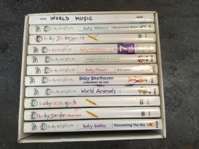 BABY EINSTEIN DVD COLLECTION Music Language Moms' #1 Choice DVD Box ...