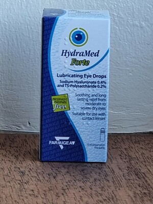 EYE DROPS - HydraMed Forte Eye Drops 10ml - Pack of 2 £26.00 - PicClick UK