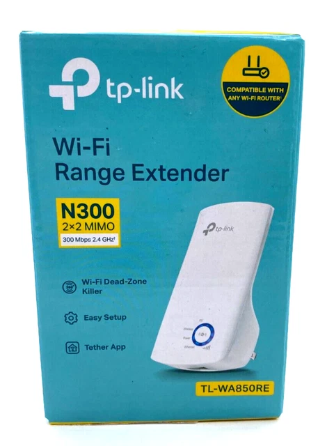 TP-LINK TL-WA850RE N300 300Mbps Universal Wi-Fi Range Extender Repeater ...