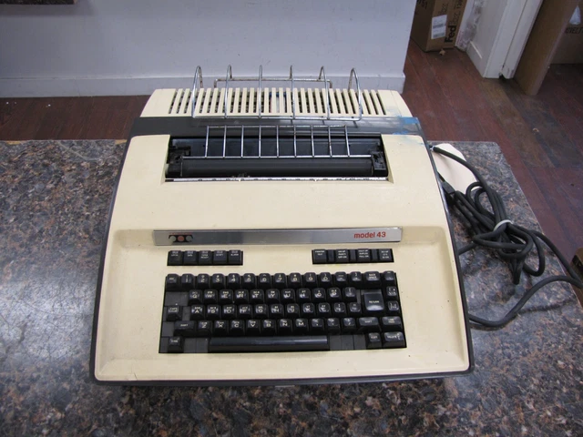 RARE VINTAGE TELETYPE TT Model 43 Electronic Teleprinter Computer ...