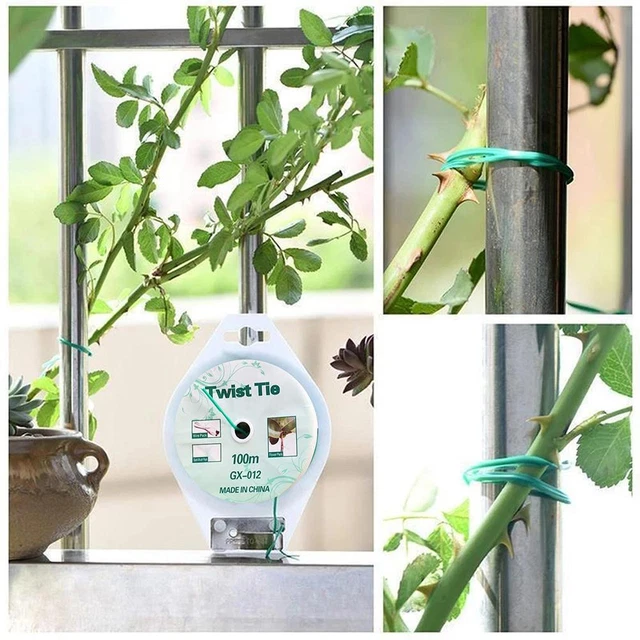 AGS ALL PURPOSE PE Coated Garden Plant Straps Upgraded Twisted Pair ...