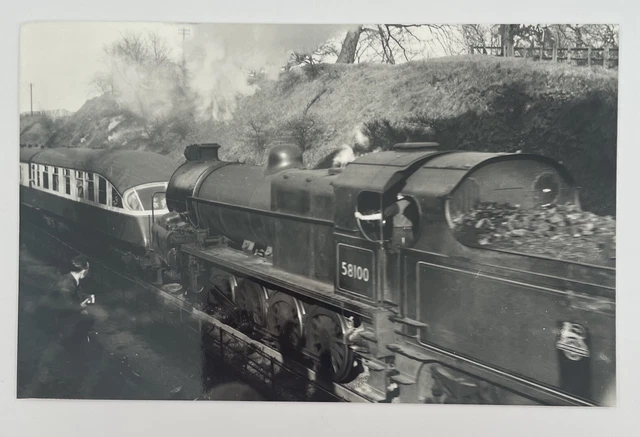 LMS RAILWAY LOCOMOTIVE Photograph - 58100 Banking Ian Allan Special ...