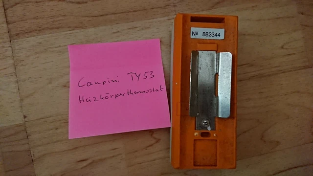 THERMOSTAT HEIZKÖRPER CAMPINI Ty 53 Heizkörperthermostat EUR 6,50 ...