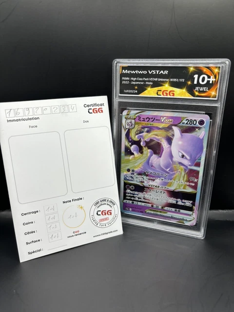 CARTE POKÉMON VSTAR Universe Jap / Mewtwo Vstar Gradé 10+ Jewel CGG N’051/172 EUR 11,00 ...
