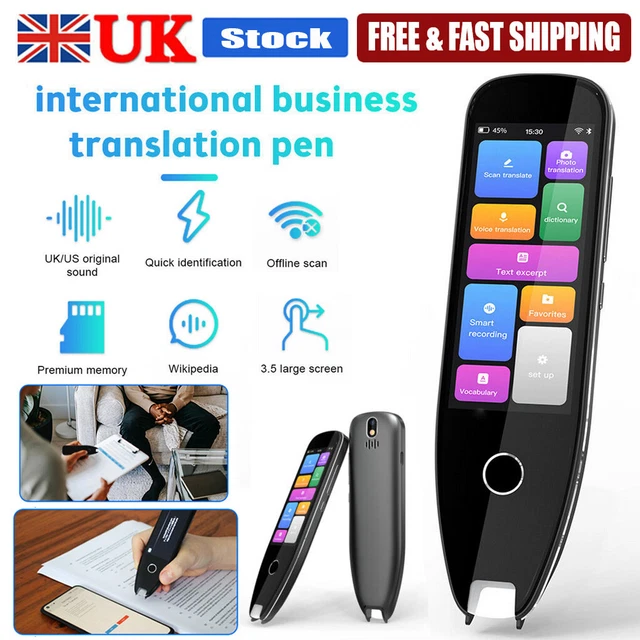 SCAN TRANSLATION PEN Text Reading Pen Voice Language Translator Device ...