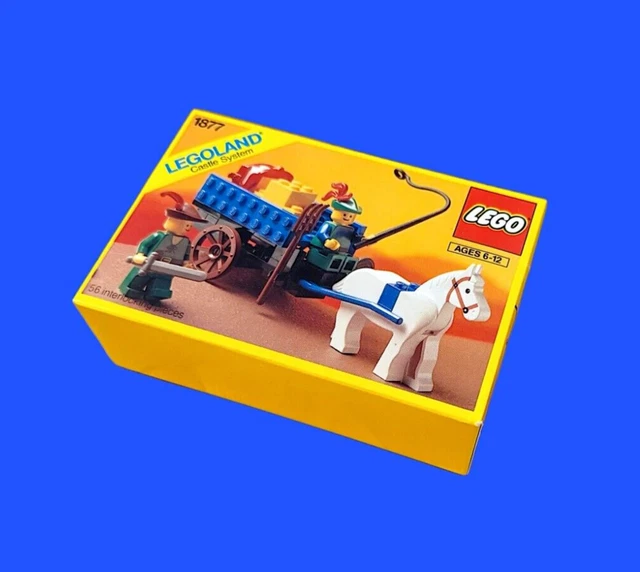 LEGO VINTAGE CLASSIC Castle Crusader's Cart 1877 Brand New in Sealed ...
