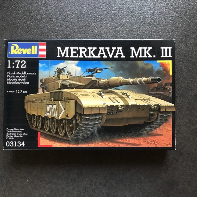 MERKAVA MK. III, Israelischer Kampfpanzer, Revell 1/72, Art.-Nr. 03134 ...