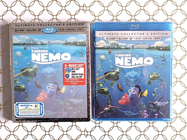 FINDING NEMO BLU Ray/DVD/3D/Digital - Ultimate Edition Holographic ...