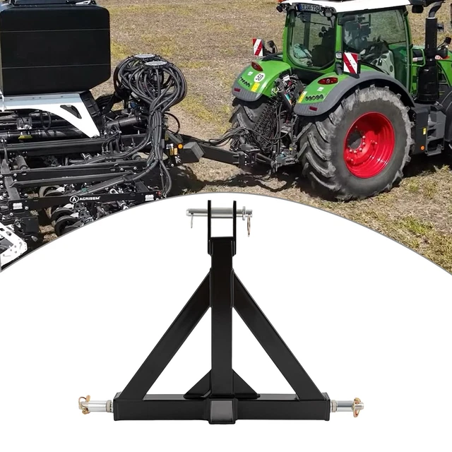 3 POINT LINKAGE Tow Hitch - Compact Tractor Mounted Towing Cat 1 ...