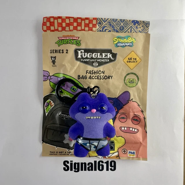 FUGGLER COLLECTIBLE KEYCHAIN Figure-Series2- Sketchy Squirrel Blue-2.5 ...