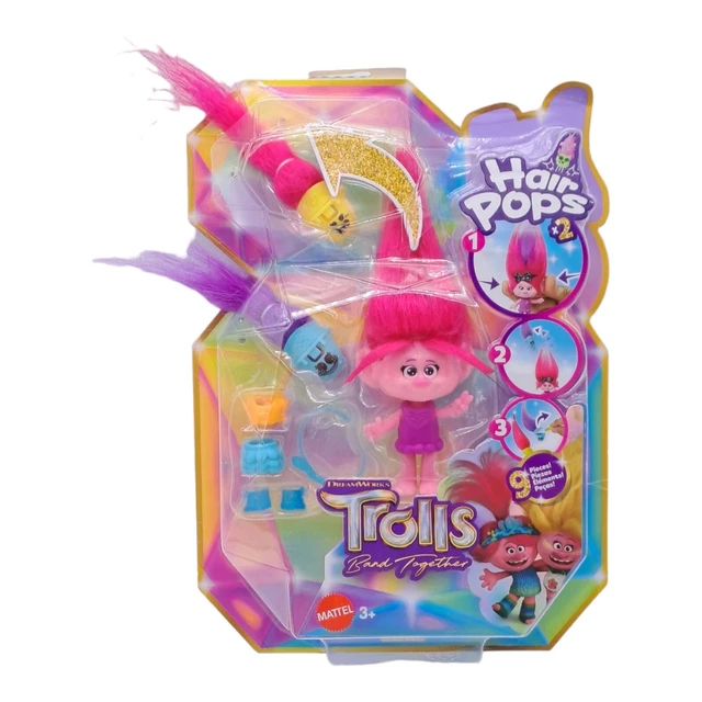 DREAMWORKS TROLLS BAND Together Hair Pops Small Doll Assortment HNF10 ...