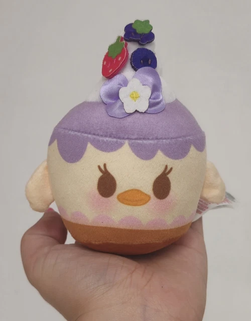 DISNEY MUNCHLINGS PRIMARK Daisy Duck Berry Cheesecake 5” Soft Toy Plush ...