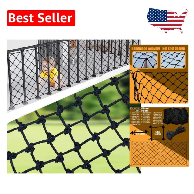 ALL-PURPOSE ROPE NETTING - Kids Playground Safety Net for Indoor ...