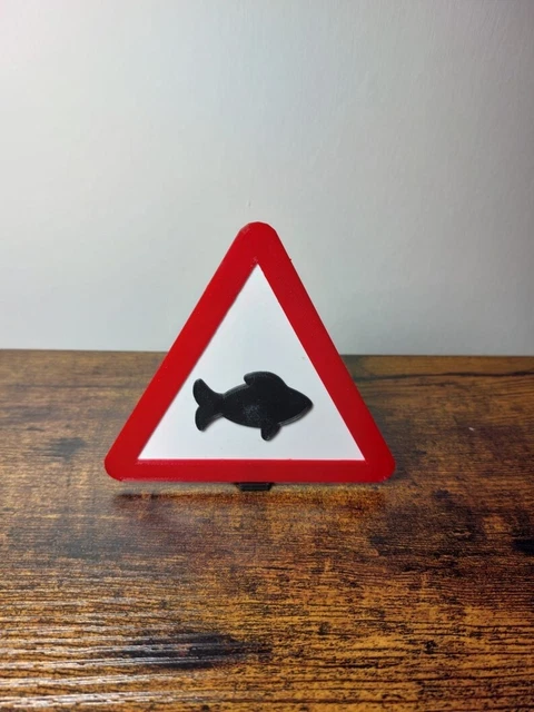 3D FISH ANIMAL Warning Sign with stand, Animal Lover Gift £9.99 ...