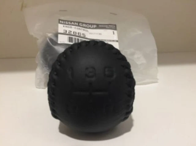GENUINE NISSAN PATROL Safari GU Y61 5 Speed Leather Shift Lever Knob ...