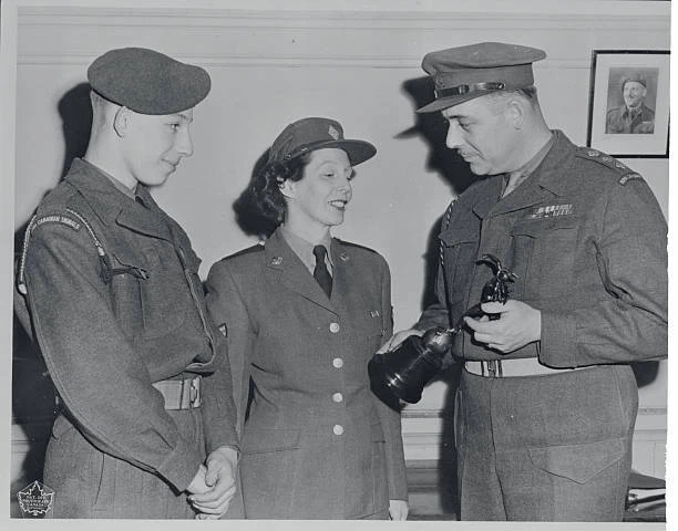 FAMILY WEARING THEIR Army Uniforms - Army Family. Ottawa, Cana - 1953 ...