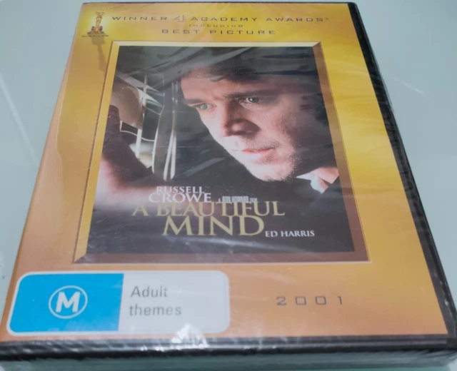 A BEAUTIFUL MIND Dvd R4 (New&Sealed) Russell Crowe, Jennifer Connelly ...