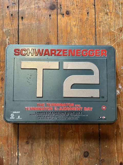 THE TERMINATOR T2 vhs video limited edition box set tin arnold ...