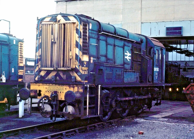 CLASS 08 NO 08150 in blue at thornaby £1.00 - PicClick UK