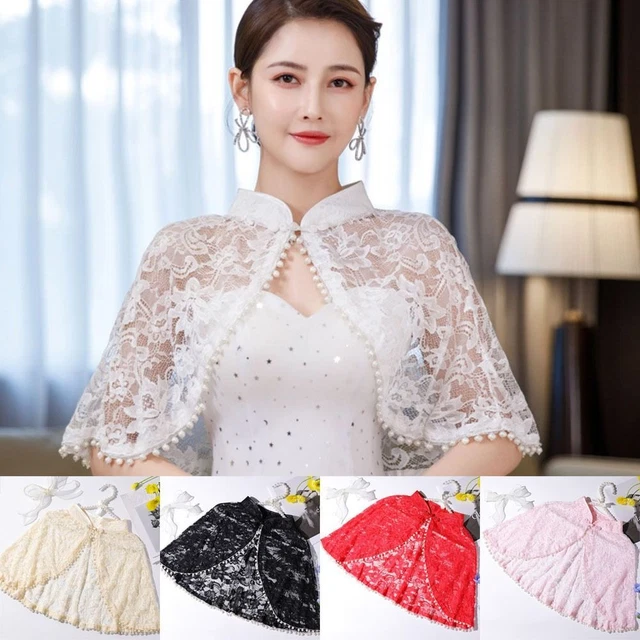 TULLE SHAWL EVENING Prom Cape Wedding Bridal Shawl Wedding Cloak Bride ...