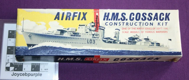 AIRFIX HMS COSSACK 1:600 scale model ship kit Patt no. F.2.S Type 2C ...