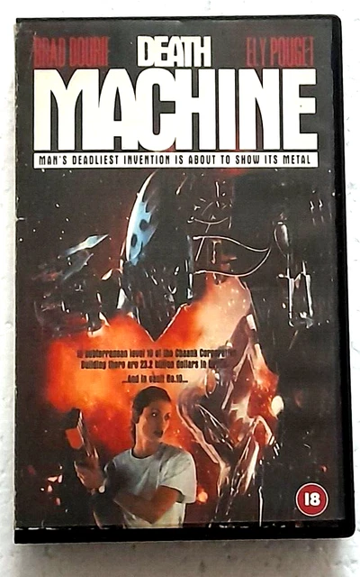 VHS BIG BOX Action Movie ( DEATH MACHINE ) Cert 18 ( Pal Format ) £9.95 ...