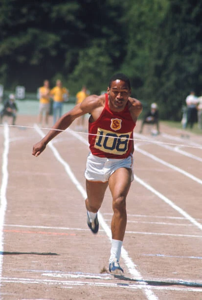 RUNNING BACK OJ Simpson University Of Southern California 1968 OLD ...