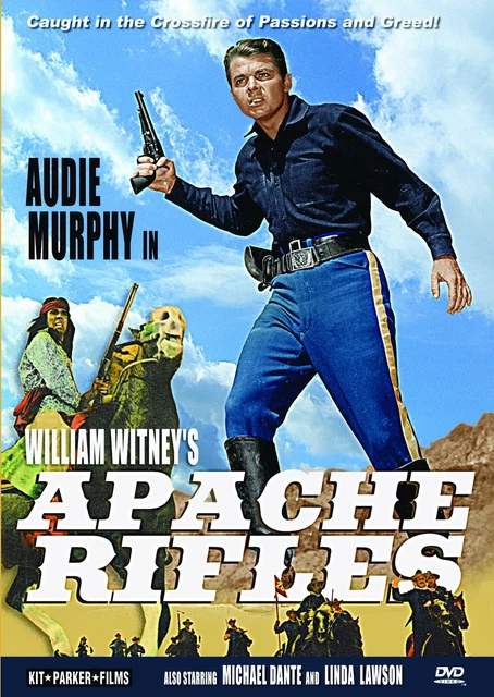APACHE RIFLES (DVD) Audie Murphy Michael Dante Linda Lawson L.Q. Jones ...