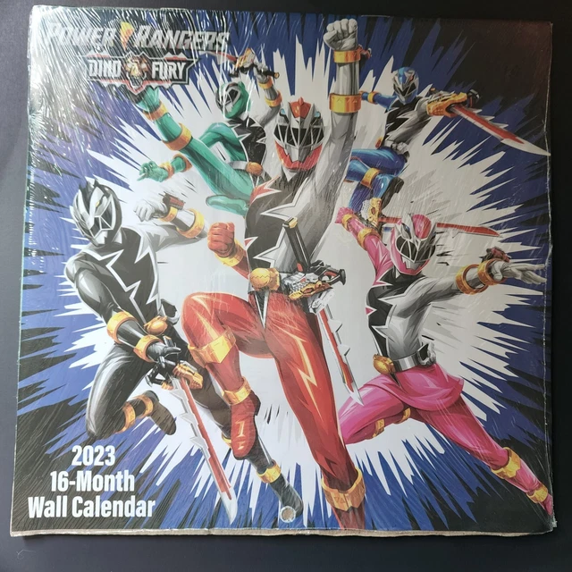 NEW MIGHTY MORPHIN' Power Rangers Calendar 2023 Dino Fury EUR 11,27 ...