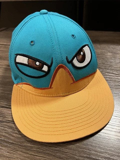 DISNEY PHINEAS & Ferb Where's Perry the Platypus Snap-back Baseball Cap ...