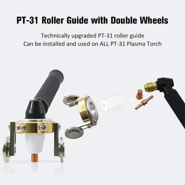 PLASMA CUTTER TORCH Guide Plasma Cutting Torch Guide Double-wheel ...