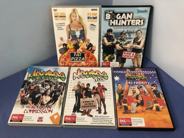 HOUSOS FAT Pizza The Bogan Hunters Pauly Fenech DVD R4 Bundle $26.95 ...