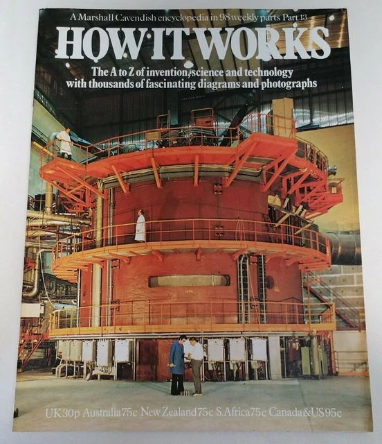 MAGAZINE - VINTAGE 1974 How It Works Marshall Cavendish Encyclopaedia ...