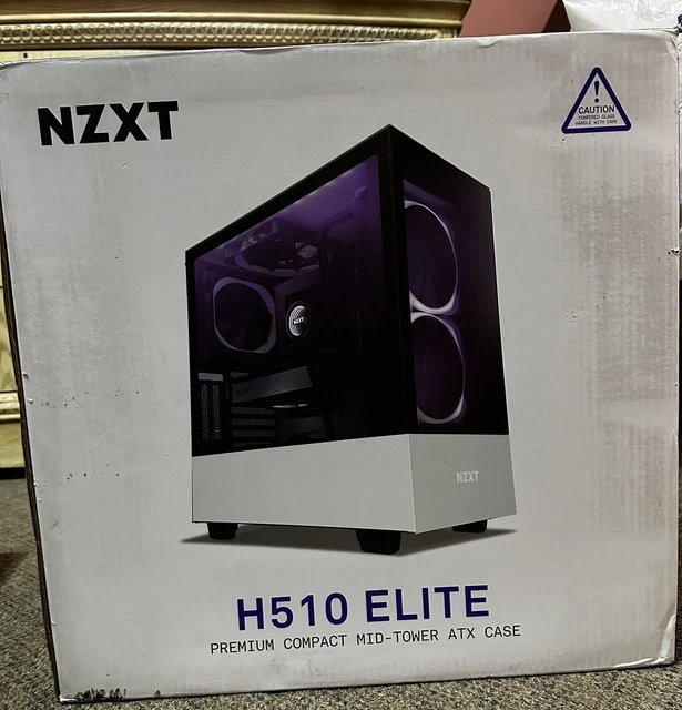 NZXT H510 ELITE Premium Compact Mid-tower ATX Case - White £23.49 ...
