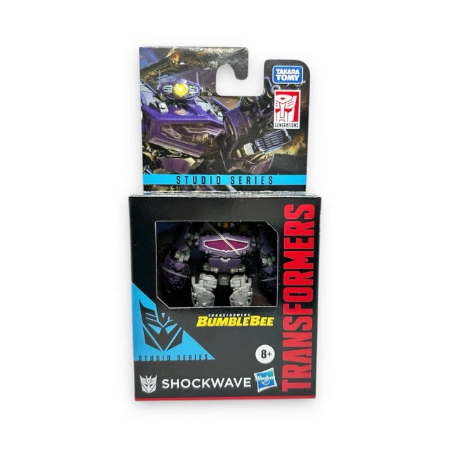TRANSFORMERS SHOCKWAVE BUMBLEBEE Studio Series Core Class 9cm Figur ...