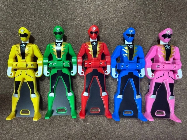 POWER RANGERS SUPER Megaforce Gokaiger Ranger Key 5pSet Memorial ...