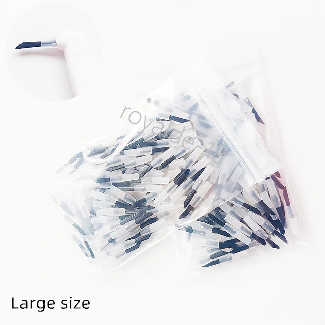 DENTAL COMPOSITE RESIN Disposable Applicator Large Brush Tips Black ...